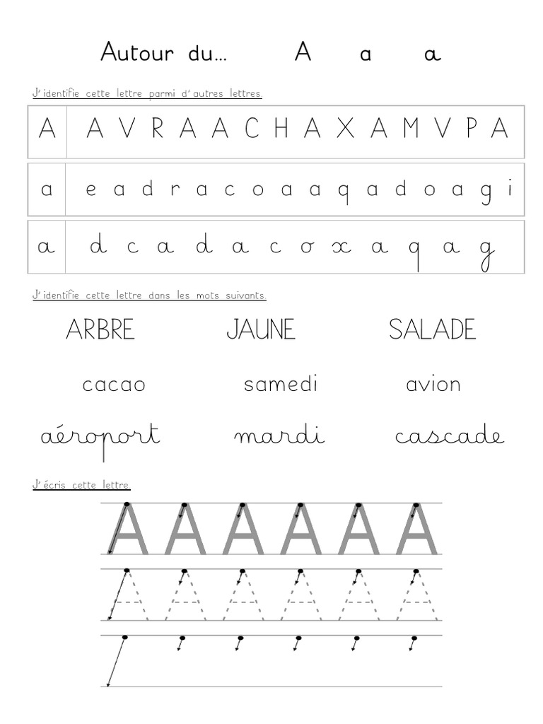 Fiches 26 Lettres Capitales Scriptes Et Cursives GS Version 2 | PDF