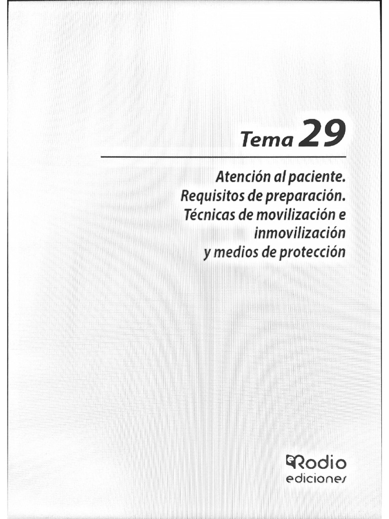 TEMA 29 Atencion Al Paciente | PDF