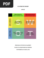 Analisis SWOT (Pembagian Kuadran) | PDF