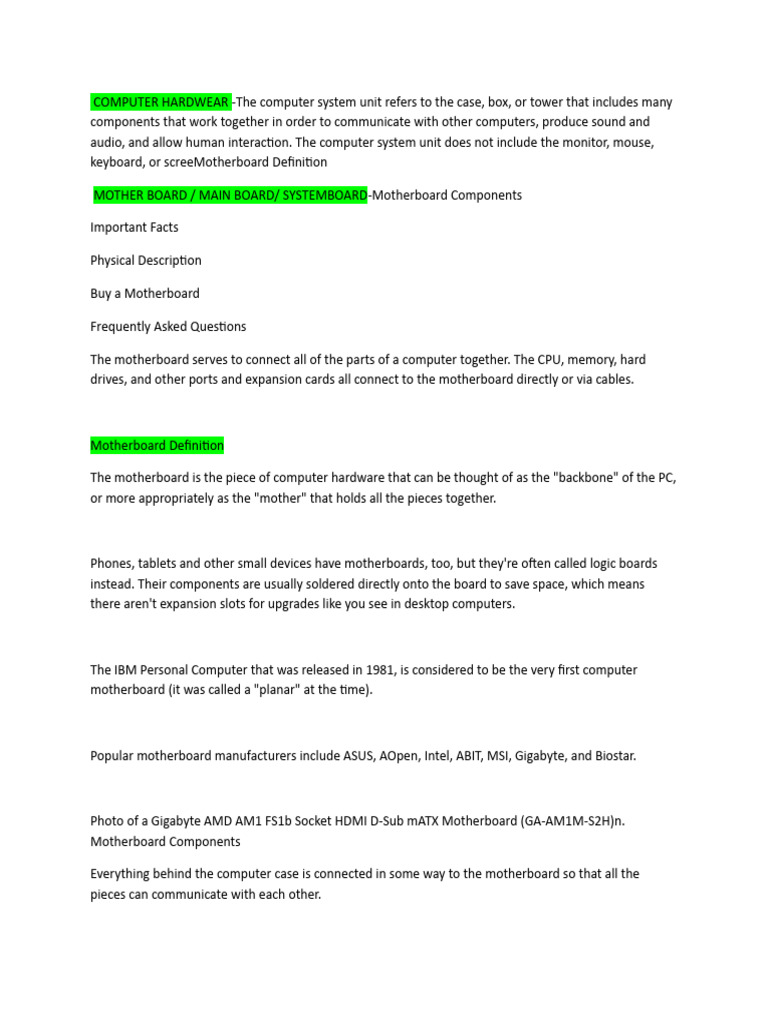 Ict Copy1 | PDF | Computer Hardware | Computer Data Storage