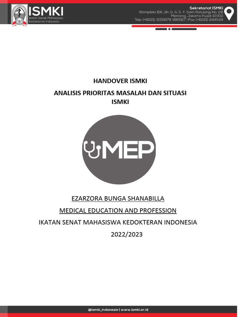 Template Handover Ismki - Mep | PDF