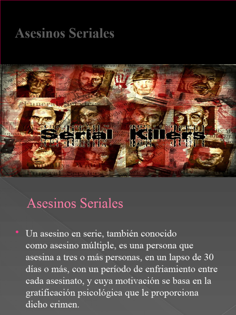 Asesinos Seriales | PDF | Asesino en serie | Conceptos psicologicos