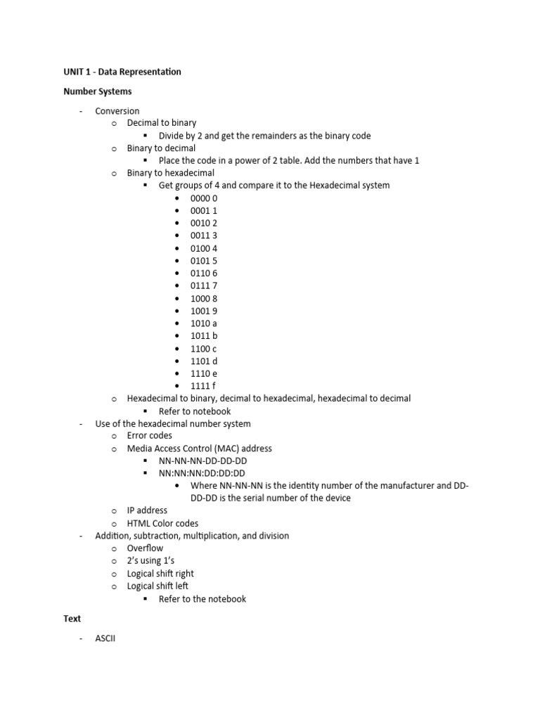 Computer Science Unit 1 And 2 Pdf Computer Data Storage Random Access Memory