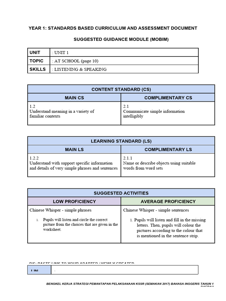 Listening & Speaking Skills | PDF | Curriculum | Communication