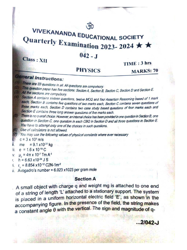 Phy QP Set 2 | PDF Phy QP Set 2 | PDF