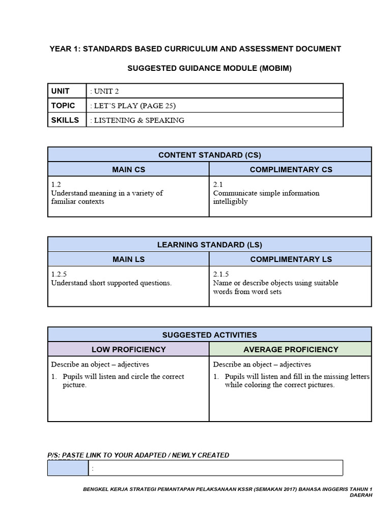 1) Groupwork Mobim - G1 (Listening & Speaking Skills) | PDF