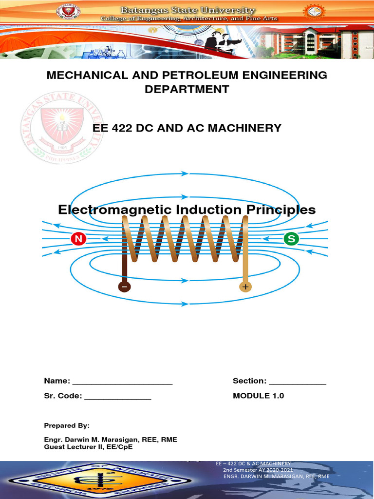 ACDC Module 1 | PDF | Magnetic Field | Magnetism