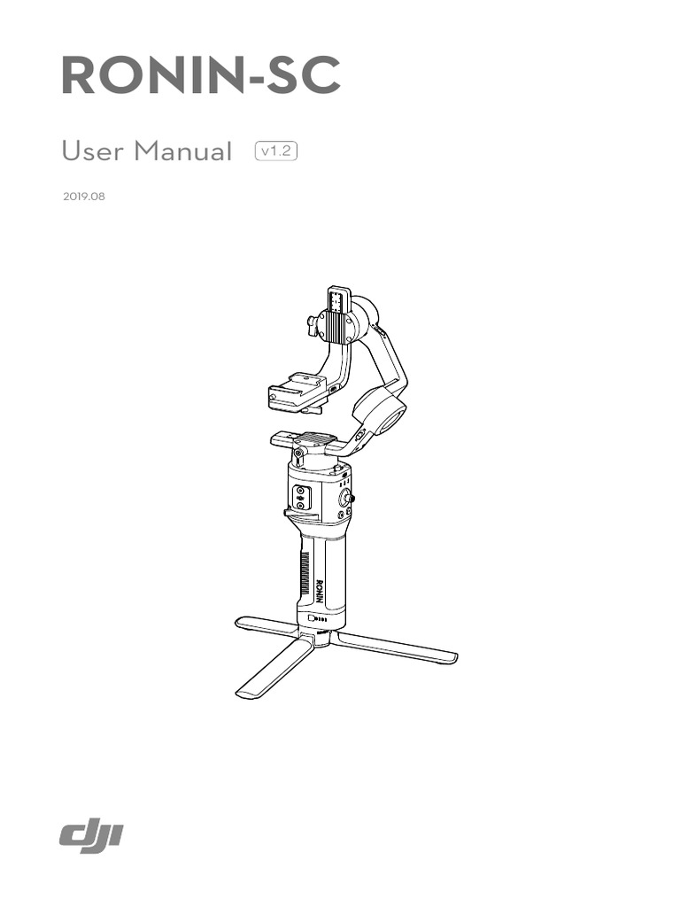 Ronin SC User Manual v1.2 en | Download Free PDF | Camera | Tripod ... Ronin SC User Manual v1.2 en | Download Free PDF | Camera | Tripod ...