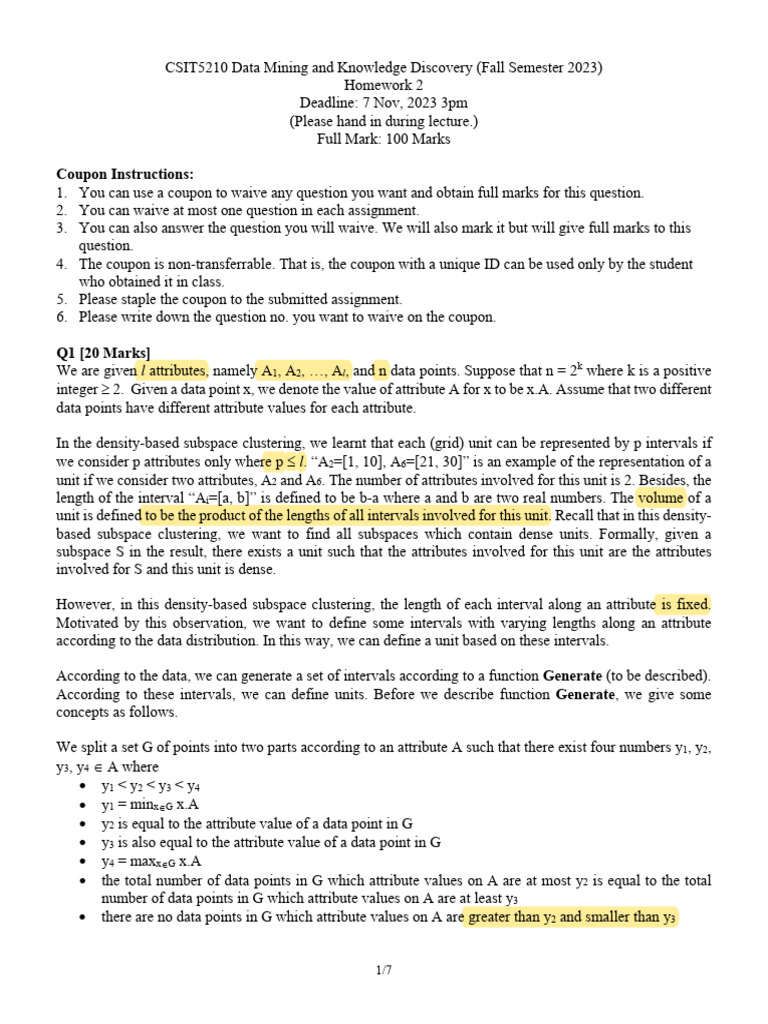 HW 2 | PDF | Statistical Classification | Cluster Analysis