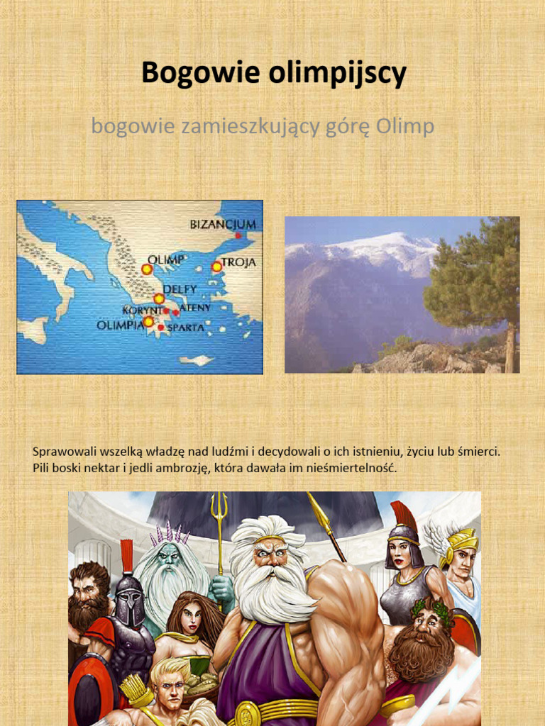 Bogowie Olimpijscy | PDF