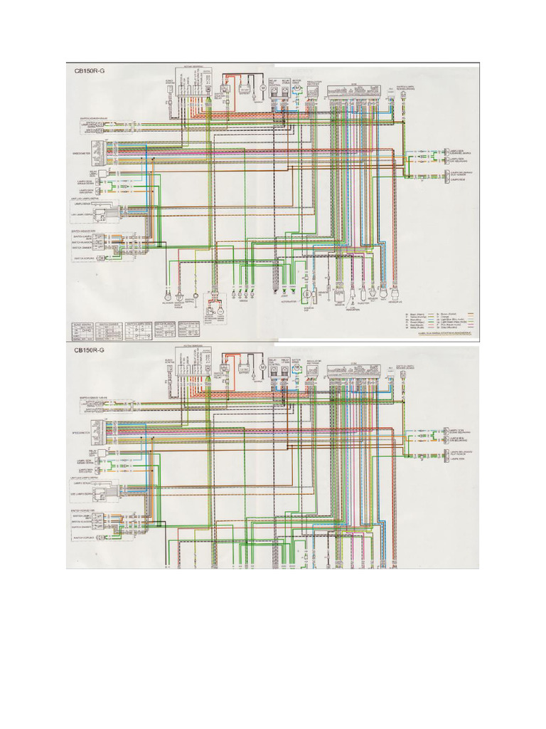 CB150 R Wiring Diagram | PDF