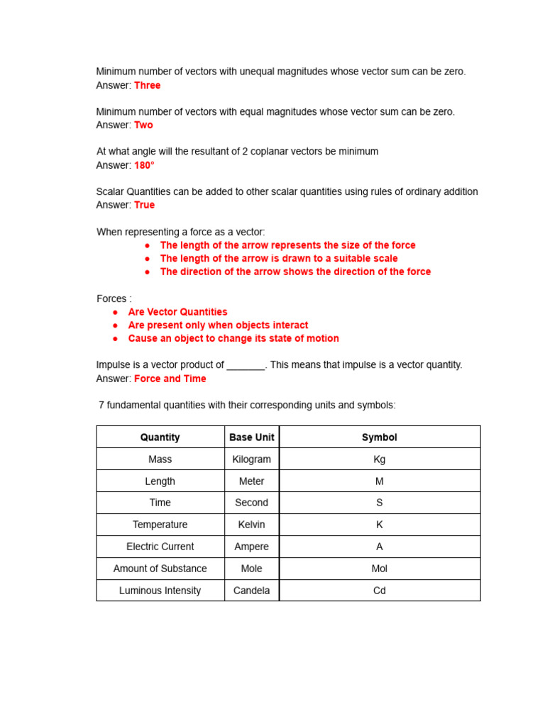 Vector Sum and Significant Figures Guide | PDF | Significant Figures ...