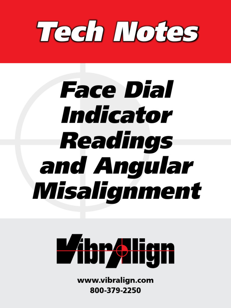Angular Misalignment with Face Dial Indicator | PDF | Finance & Money ...
