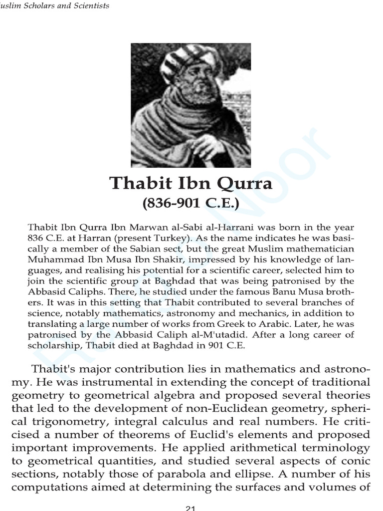 Tabhit Ibn Qurra | PDF