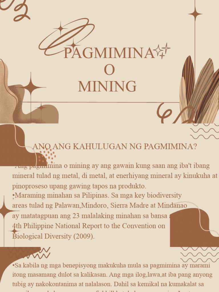 PAGMIMINA | PDF