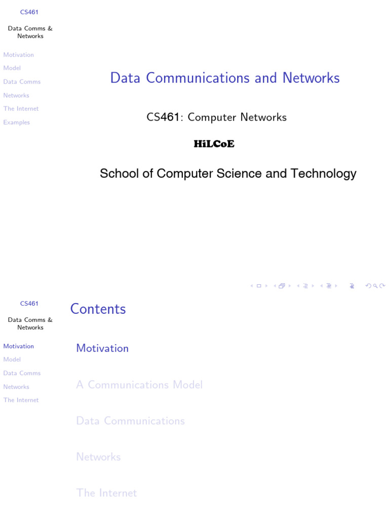 Data Communications & Networks Guide | PDF | Computer Network | Internet
