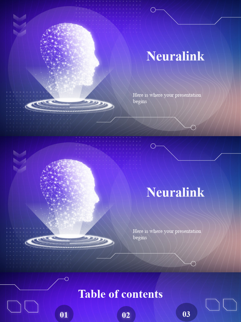 Neuralink: Here Is Where Your Presentation Begins | PDF | Electronic ...