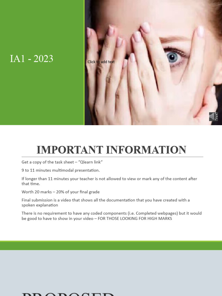 IA1 2023 Step by Step Guide Proposed Solution-1 | PDF | Usability | Control Flow
