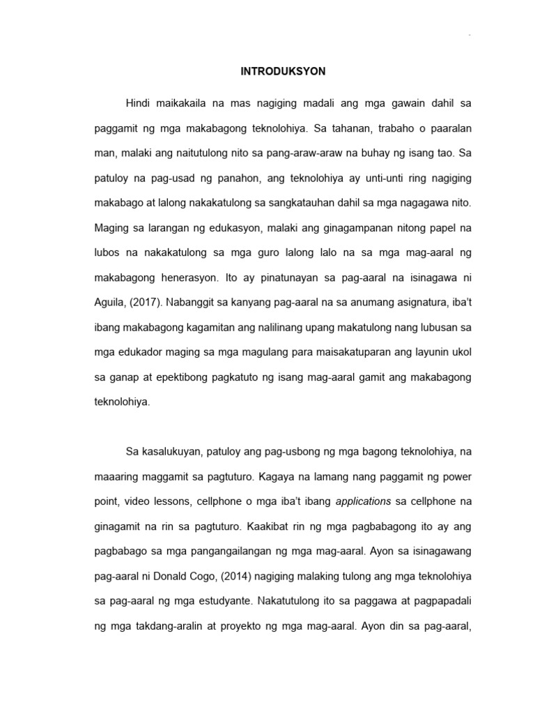 INTRODUKSYON at METODOLOHIYA Edited | PDF