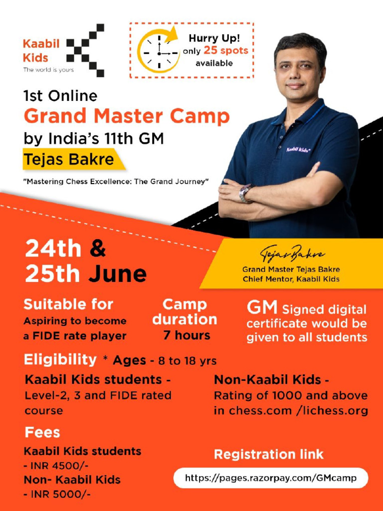 Kaabil Kids GM Camp | PDF