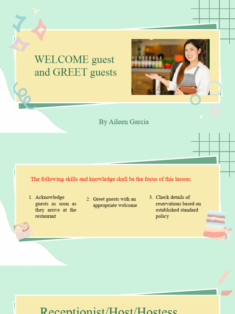 Guest Welcoming Best Practices | PDF
