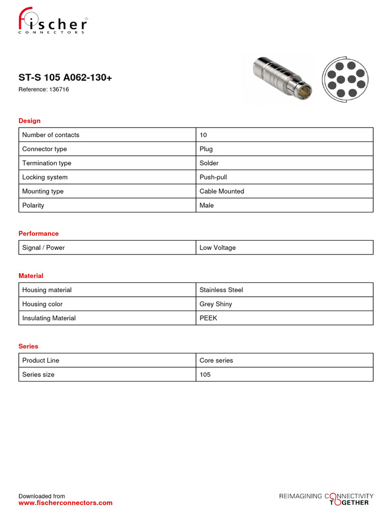 Fischer 105 Connector Assembly Guide | PDF