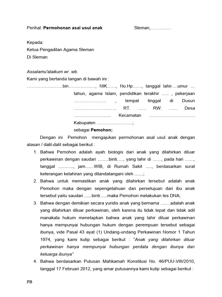 Asal Usul Anak | PDF | Politik