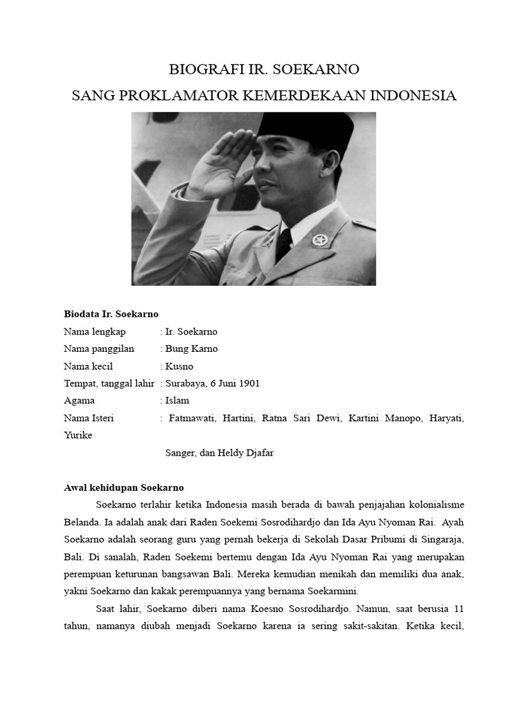 Kisah Soekarno | PDF