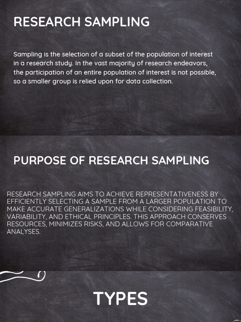 Researh Sampling | PDF | Sampling (Statistics) | Methodology