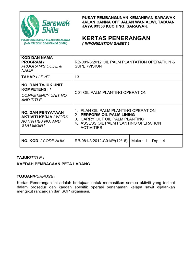 Kertas Penerangan Wa 02 5 | PDF