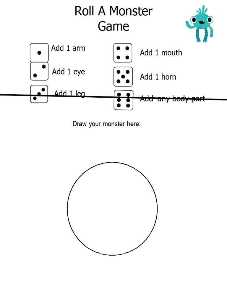 Roll A Monster Game | PDF | Games & Activities | Law