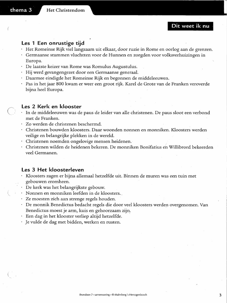 b7 t3 Samenvatting | PDF