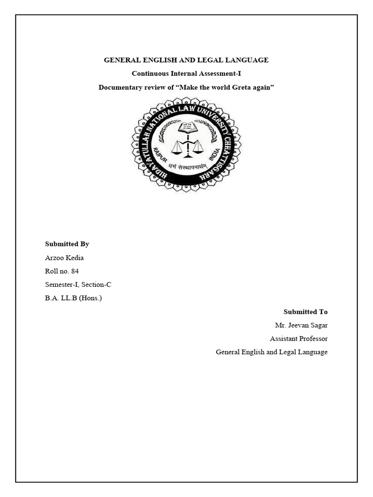 English Cia-I | PDF | Climate Change | Environmental Issues With Fossil ...