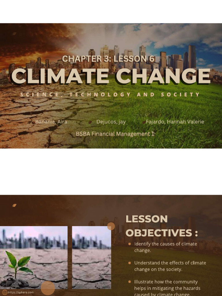 Chapter 3-Lesson 6 - Climate - Change | PDF