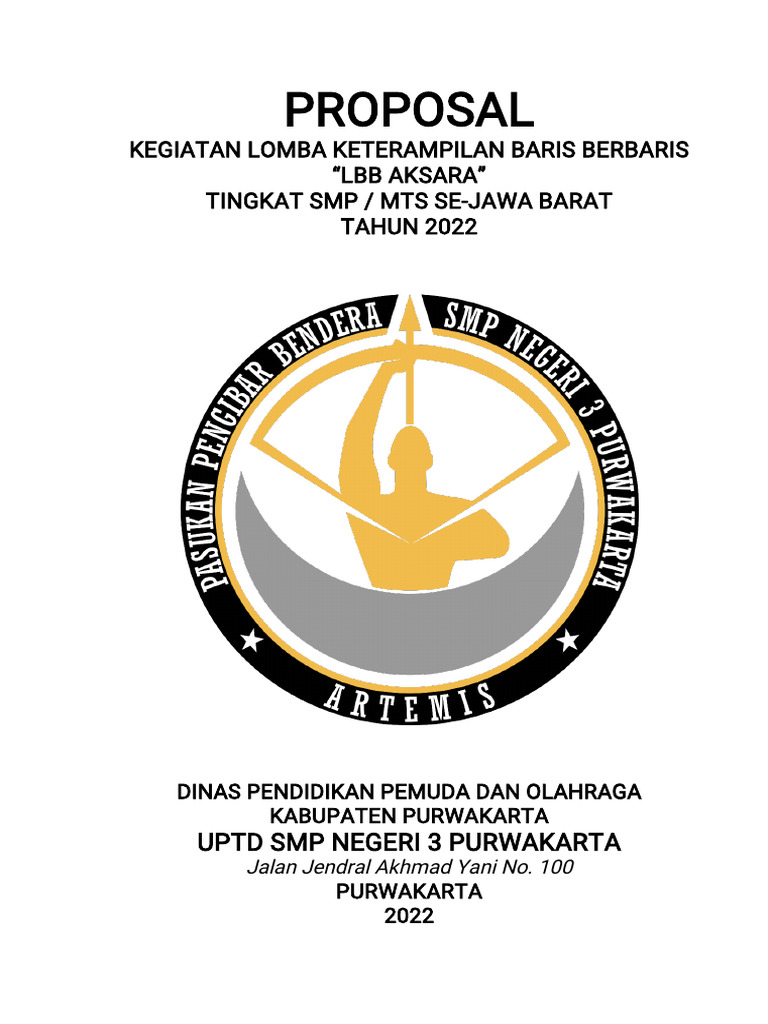 Proposal LKBB SMK ANGKASA 1 KALIJATI SUBANG (LBB AKSARA) 2022 | PDF