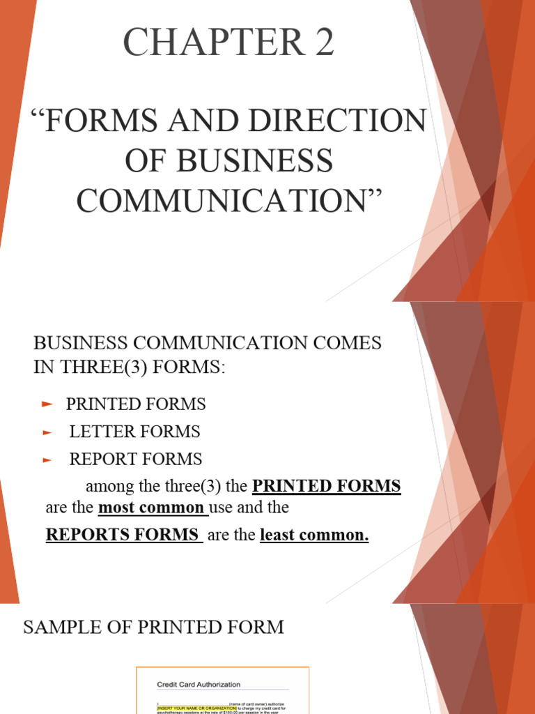 Forms & Direction of Bus - Comm | PDF | Cyberspace | Communication