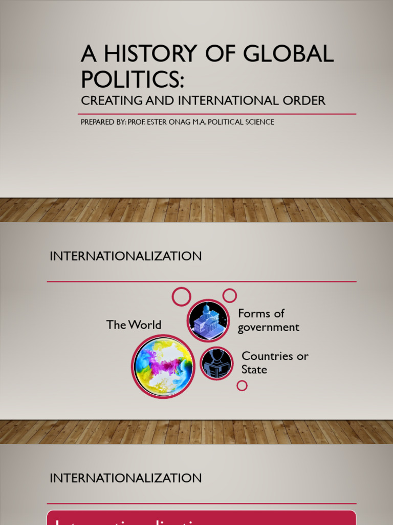 MODULE 4 A History of Global Politics | PDF | Internationalism ...