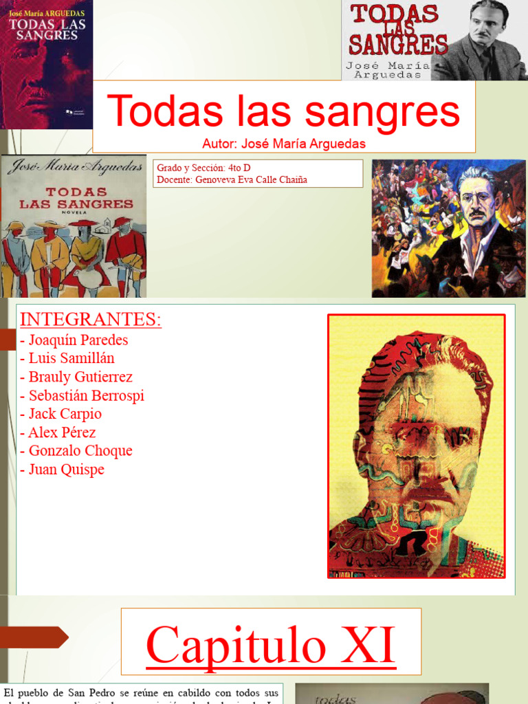 Obra Todas Las Sangres 4to D | PDF | Historia | Clásicos Obra Todas Las Sangres 4to D | PDF | Historia | Clásicos