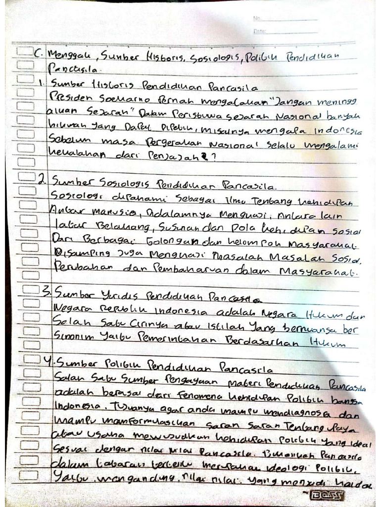 Uts Pancasila Julius Fernando Sitanggang | PDF