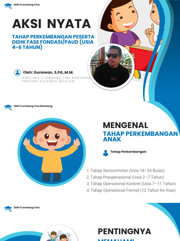PMM Tahap Perkembangan Peserta Didik Fase Fondasi PAUD SD Usia 4 6 ... PMM Tahap Perkembangan Peserta Didik Fase Fondasi PAUD SD Usia 4 6 ...