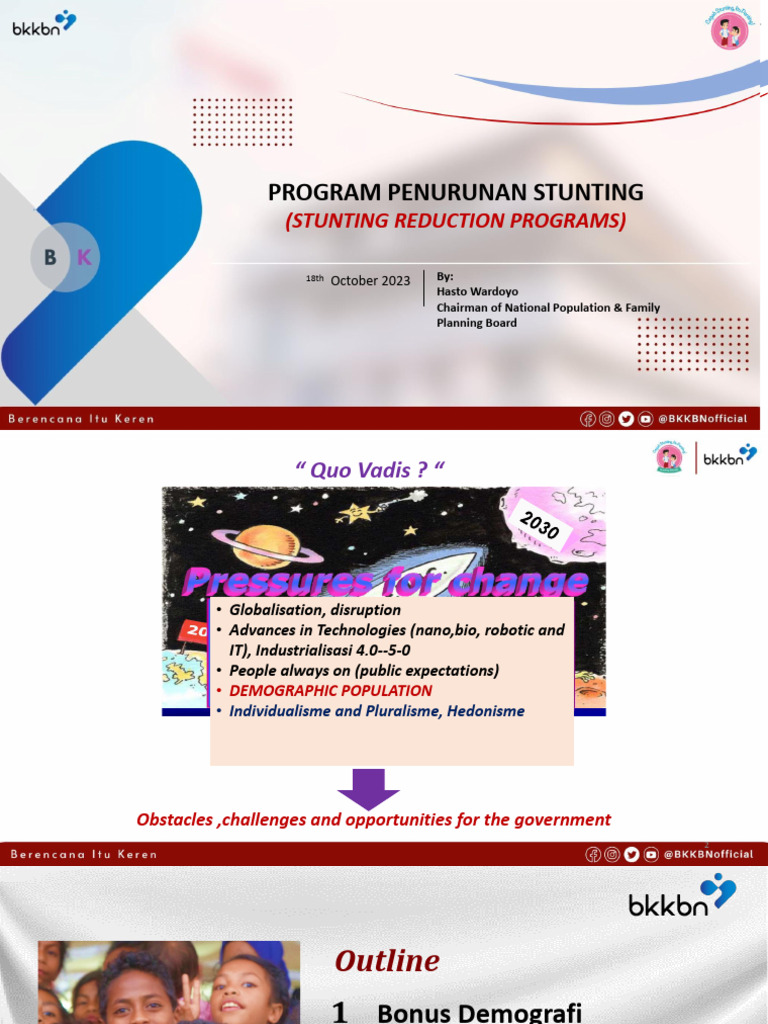 Materi Dr. (H.C.) Dr. Hasto Wardoyo, SP - OG, Subsp. FER - Plenary Lecture 3 | PDF | Indonesia