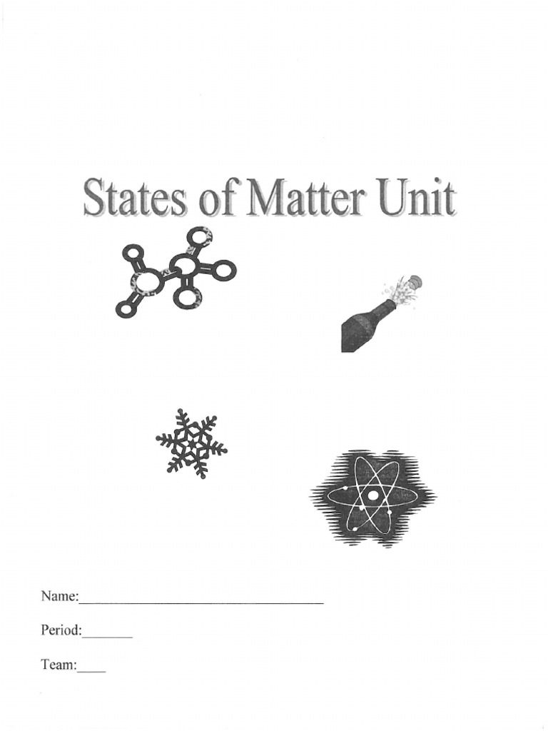 States of Matter Packet | PDF