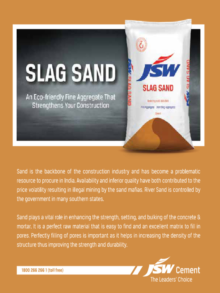 SlagSand New Brochure | PDF