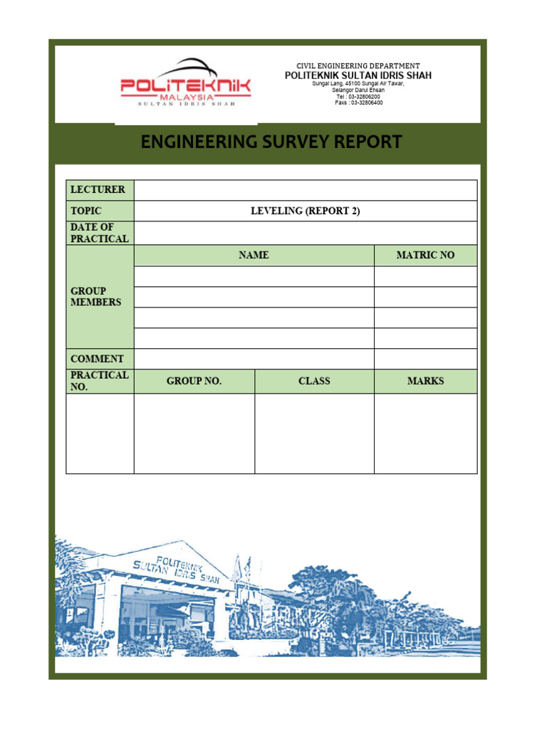 Report Leveling | PDF | Surveying | Science