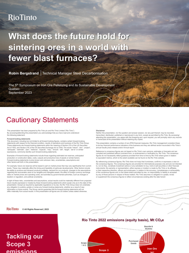 Presentation Robin Bergstrand2 | PDF | Iron Ore | Economies