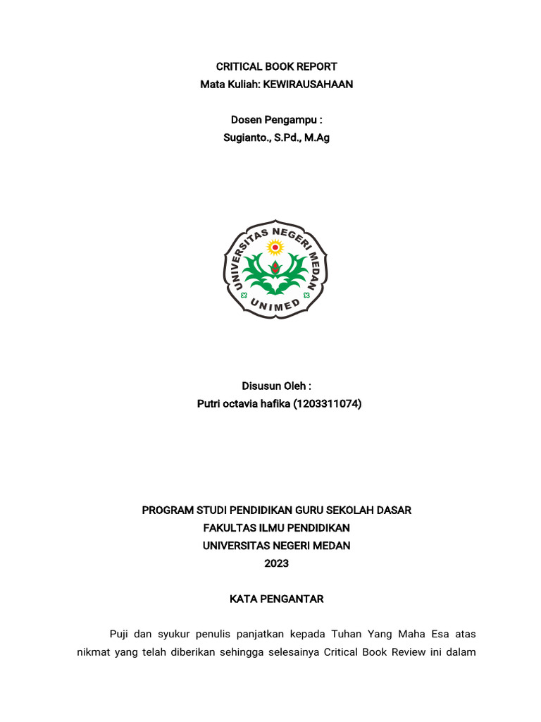 CBR Kewirausahaan | PDF