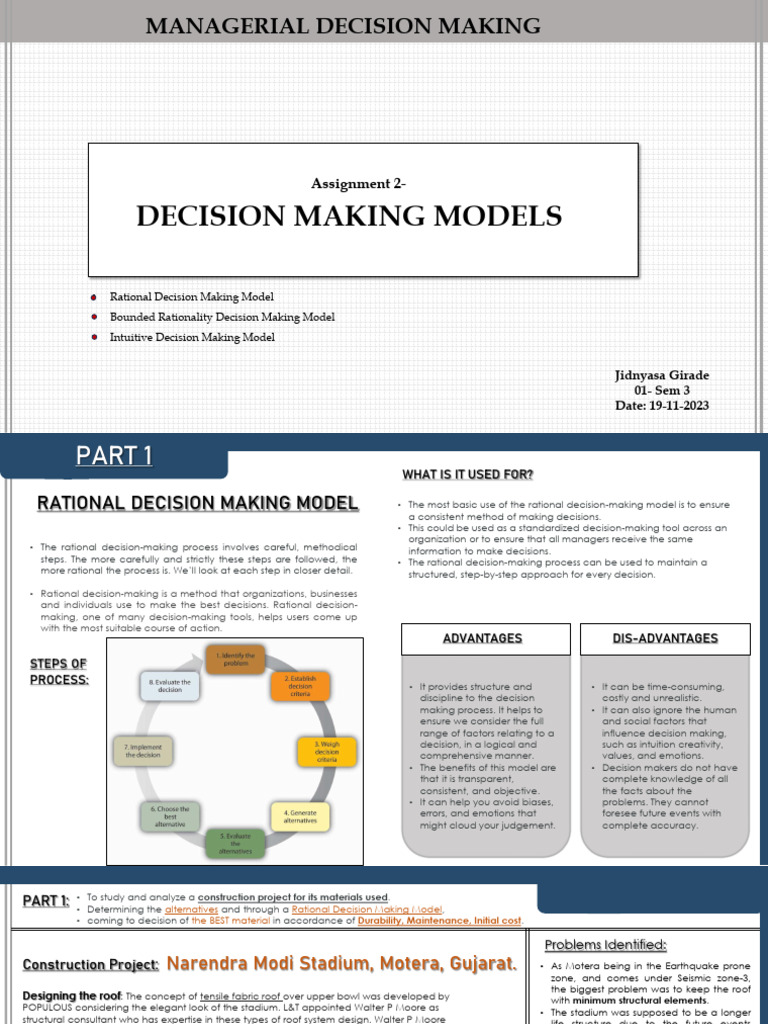 MDM - Assignment 2 | PDF | Decision Making | Rationality