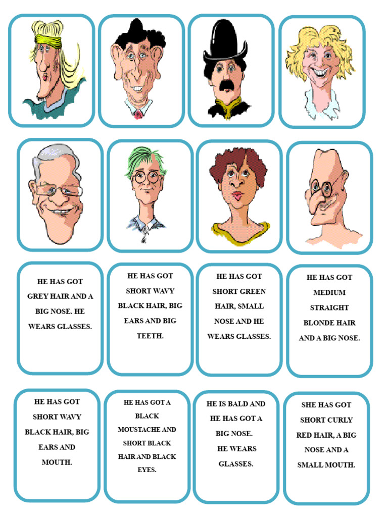 Face Descriptions | PDF
