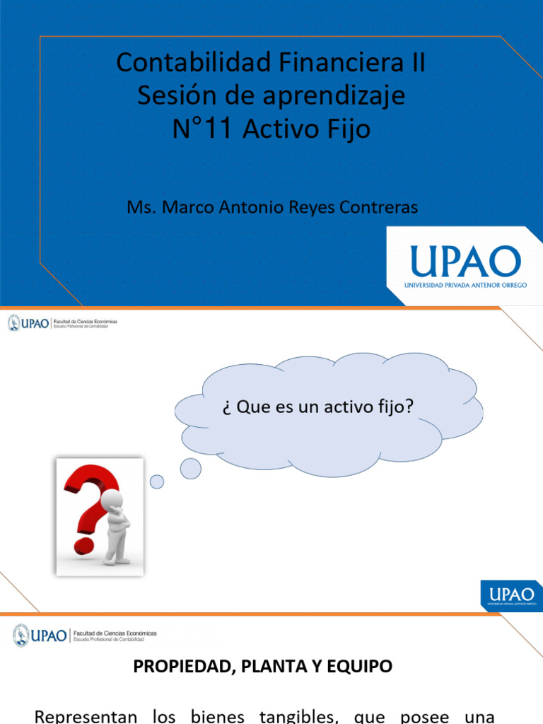 S11_PPT_Activo fijo | PDF | Activo intangible | Business