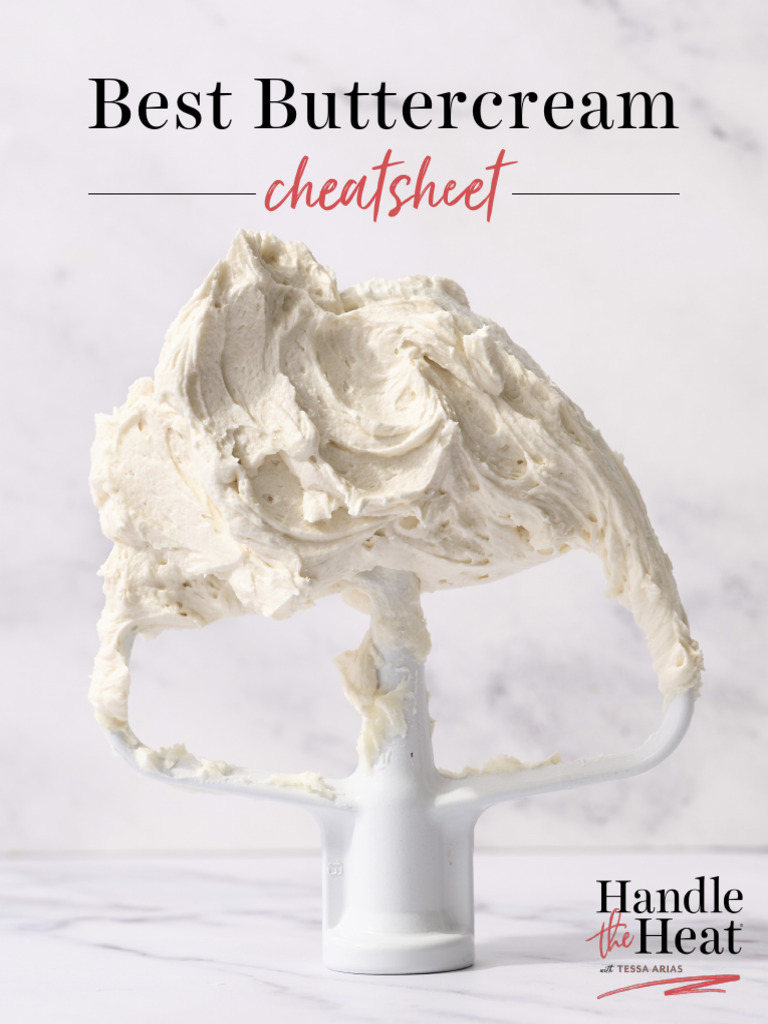 Best Buttercream Cheatsheet | PDF | Cakes | Cupcake